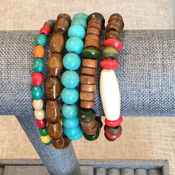Jewelry | Multicolor Beaded Bracelet Set | Poshmark